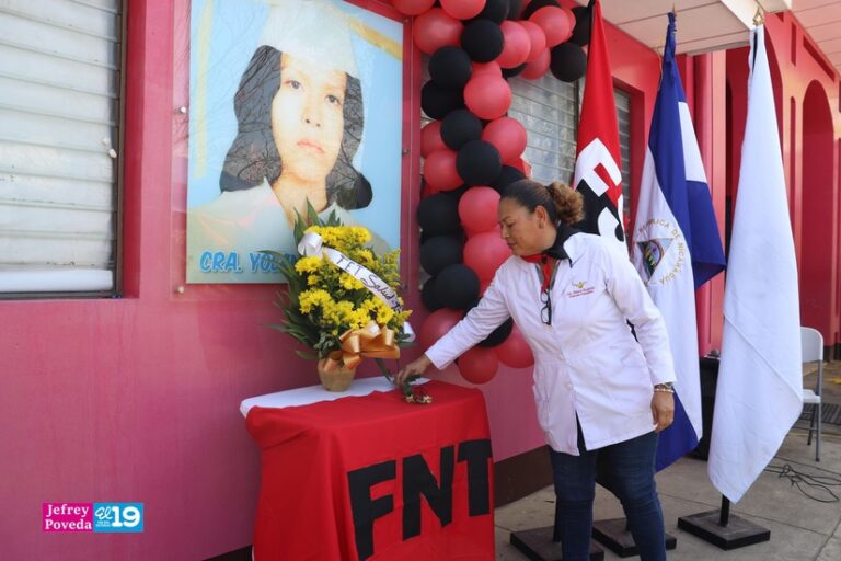 Recuerdan legado de Yolanda Mayorga en Tipitapa