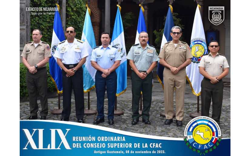 Ejército de Nicaragua participó en la XLIX Reunión Ordinaria de la CFAC ...